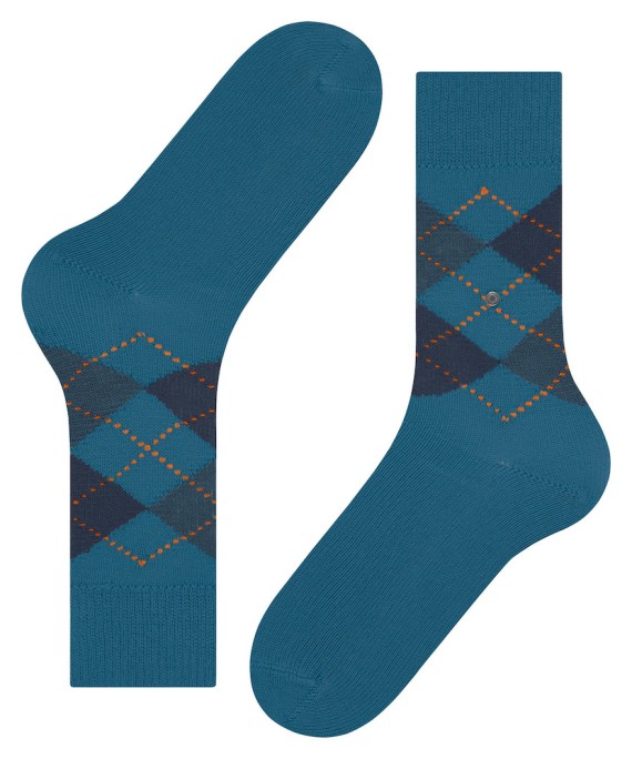 Burlington 24284 Preston Soft Feel Argyle Sock Socks, from ApacheOnline
