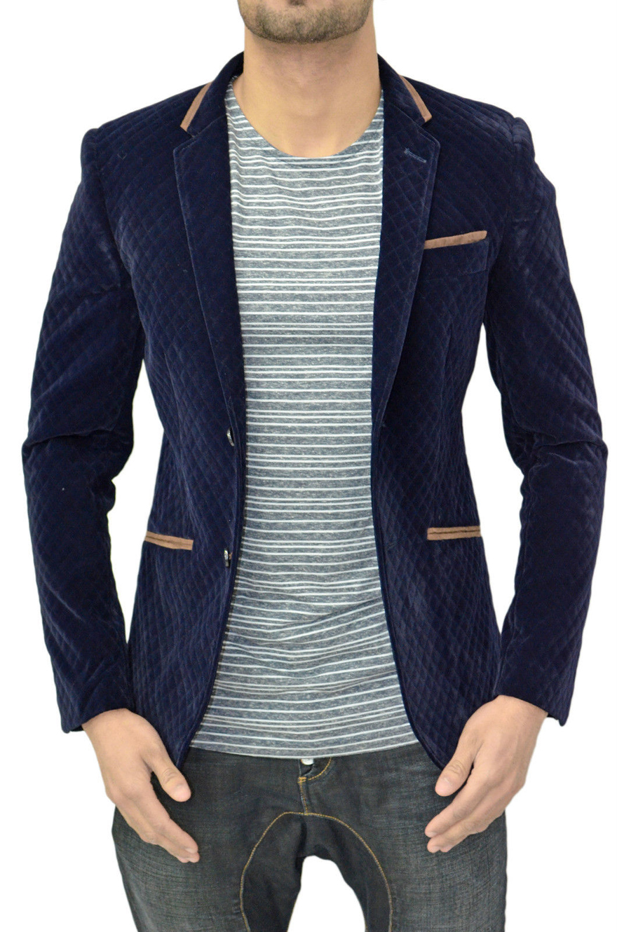 JKT290 Quilted Velvet Blazer by Swade - Apache Online Menswear Blog